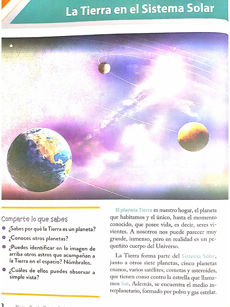 La Tierra en El Sistema Solar | PDF