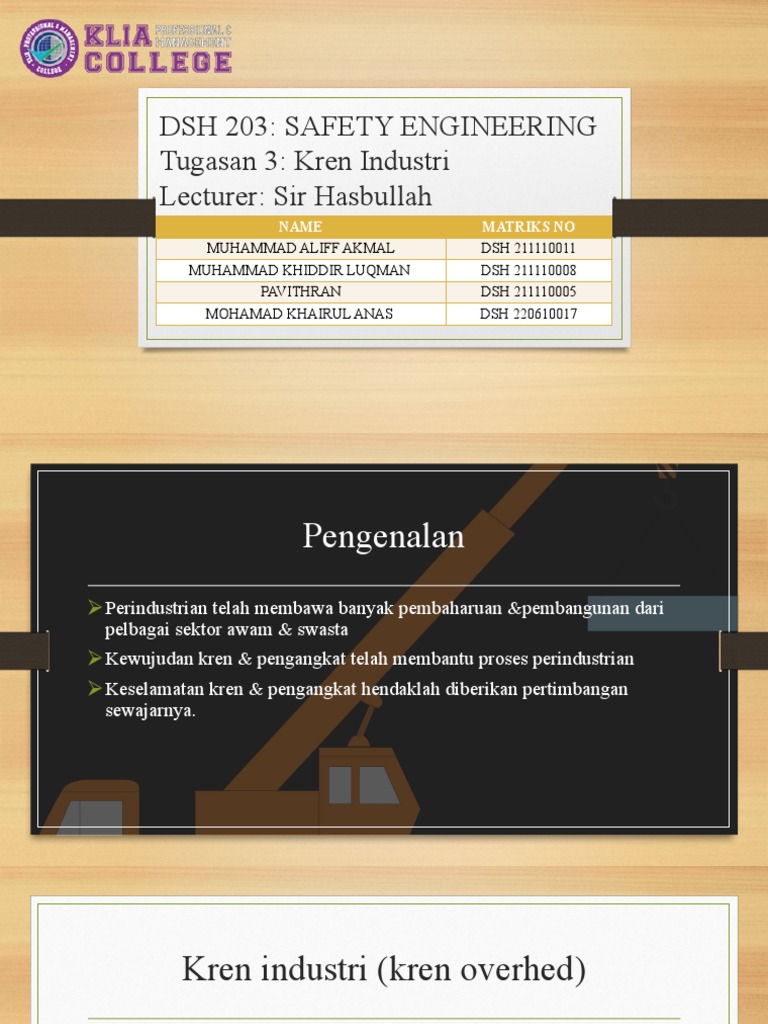 Tugasan 3 Kren Industri | PDF