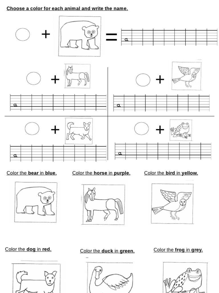 Brown Bear Exercises | PDF