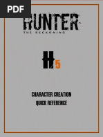 VTM 5E Quick Reference Guide | PDF | Tabletop Games
