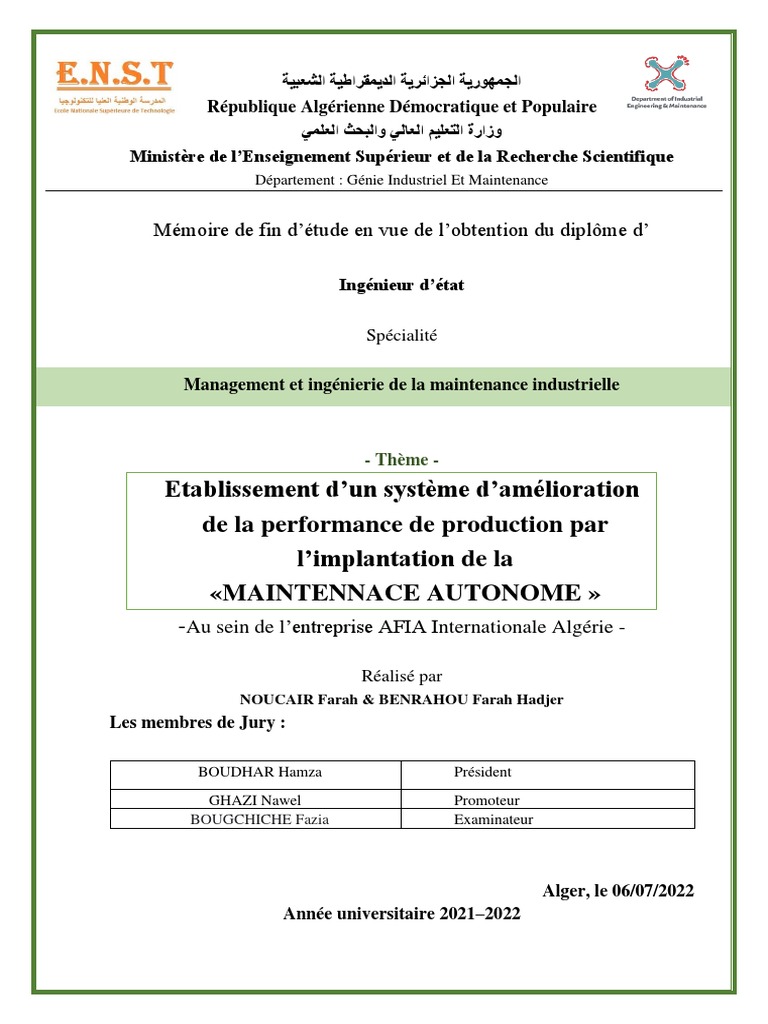 PFE Version Finale | Descargar gratis PDF | Business | Amour