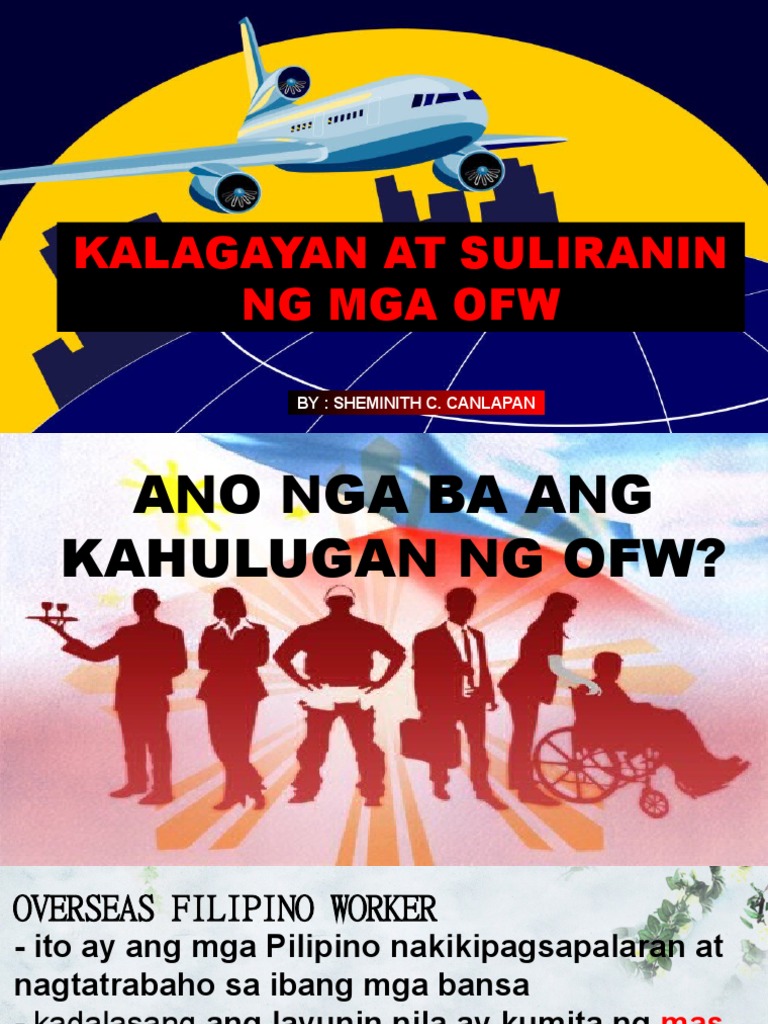 Isyu at Kalagayan NG Mga OFW | PDF