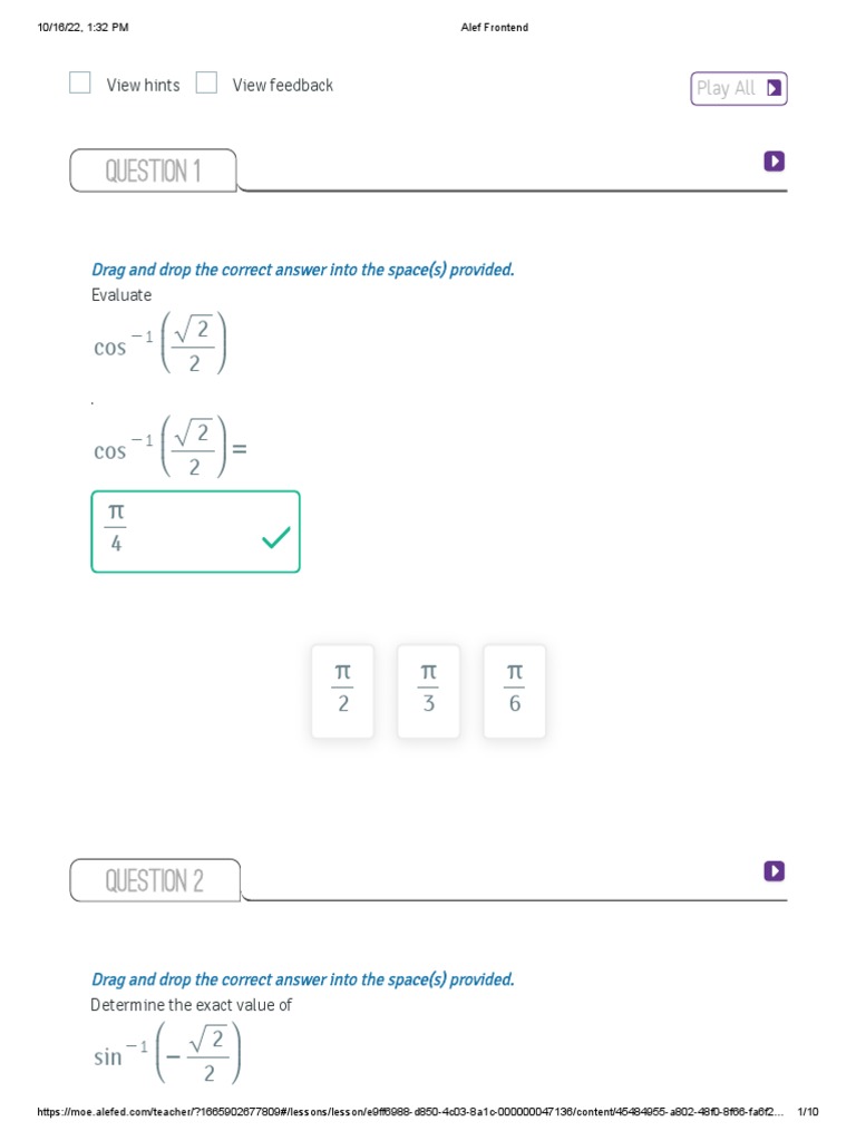 Evaluating Inverse Trigonometric Functions | PDF | Mathematical Objects ... Evaluating Inverse Trigonometric Functions | PDF | Mathematical Objects ...