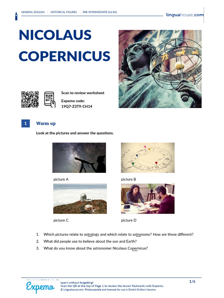 nicolaus-copernicus-british-english-student | PDF | Nicolaus Copernicus | Planets