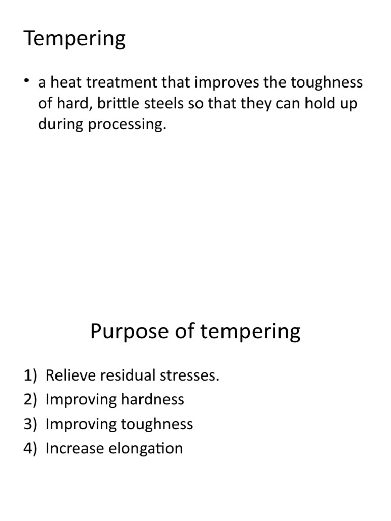 Nishant PPT Tempering | PDF