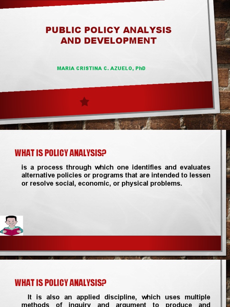 2-Public Policy Analysis and Devlopment | PDF | Policy | Policy Analysis