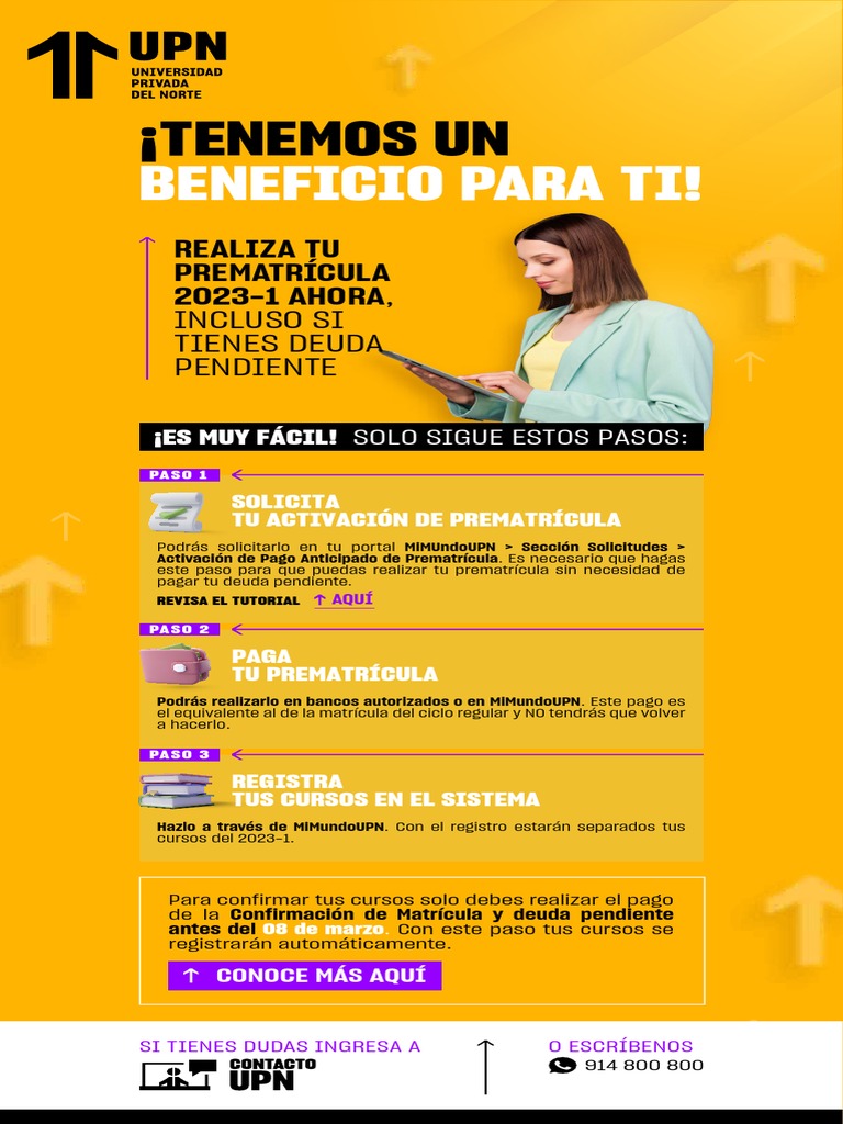 Upn Prematricula Con Deuda 03-02-2023 | PDF
