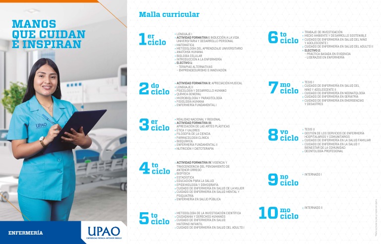 Malla Enfermeria | PDF | Enfermería | Psiquiatría