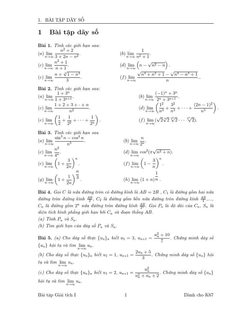 BTGiaiTich1 Sua | PDF