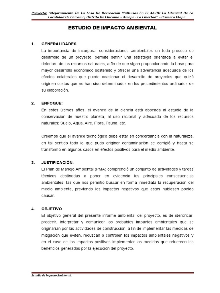 Impacto Ambiental | Descargar gratis PDF | Entorno natural | Residuos