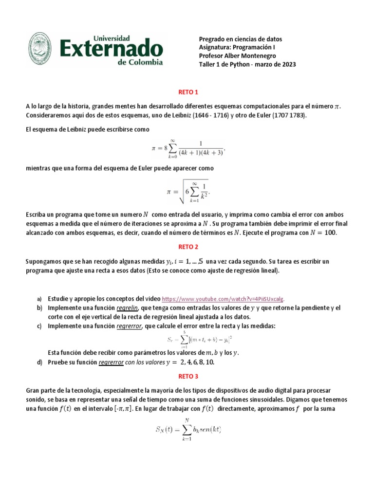 Taller 1 Python | PDF | Cifrado | Función (Matemáticas)