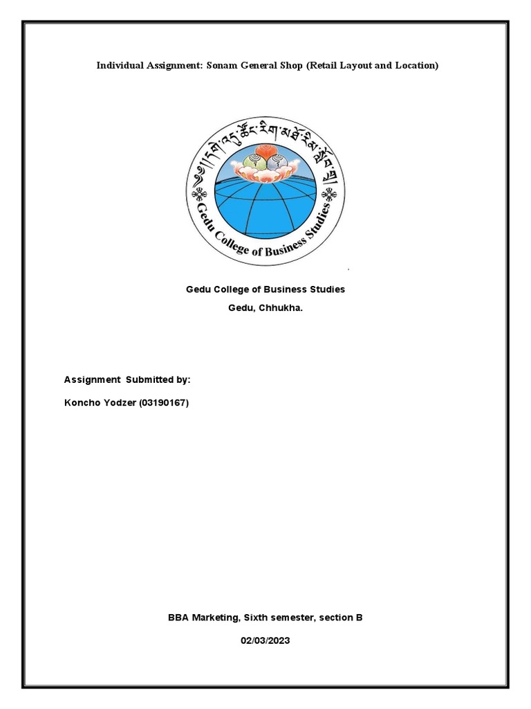 MKT306 (Individual Assignment) | PDF | Retail | Sales