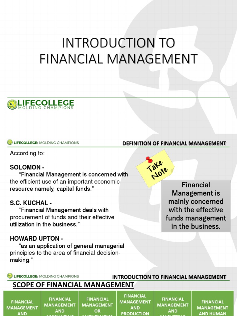 Introduction To Financial Management 2 | PDF | Banks | Savings And Loan ...