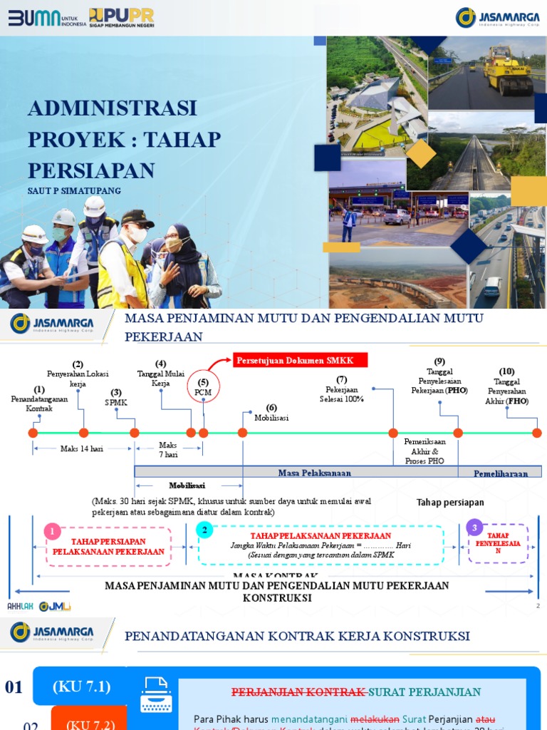 Administrasi Proyek - Tahap Persiapan | PDF