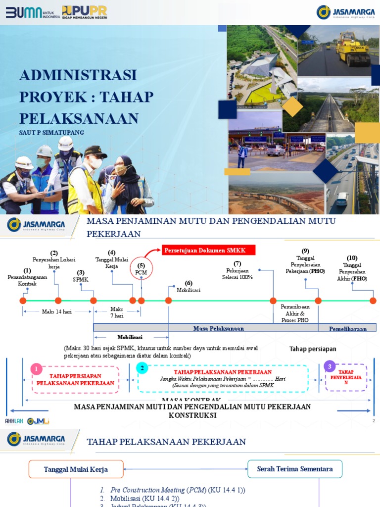 Administrasi Proyek - Tahap Pelaksanaan | PDF
