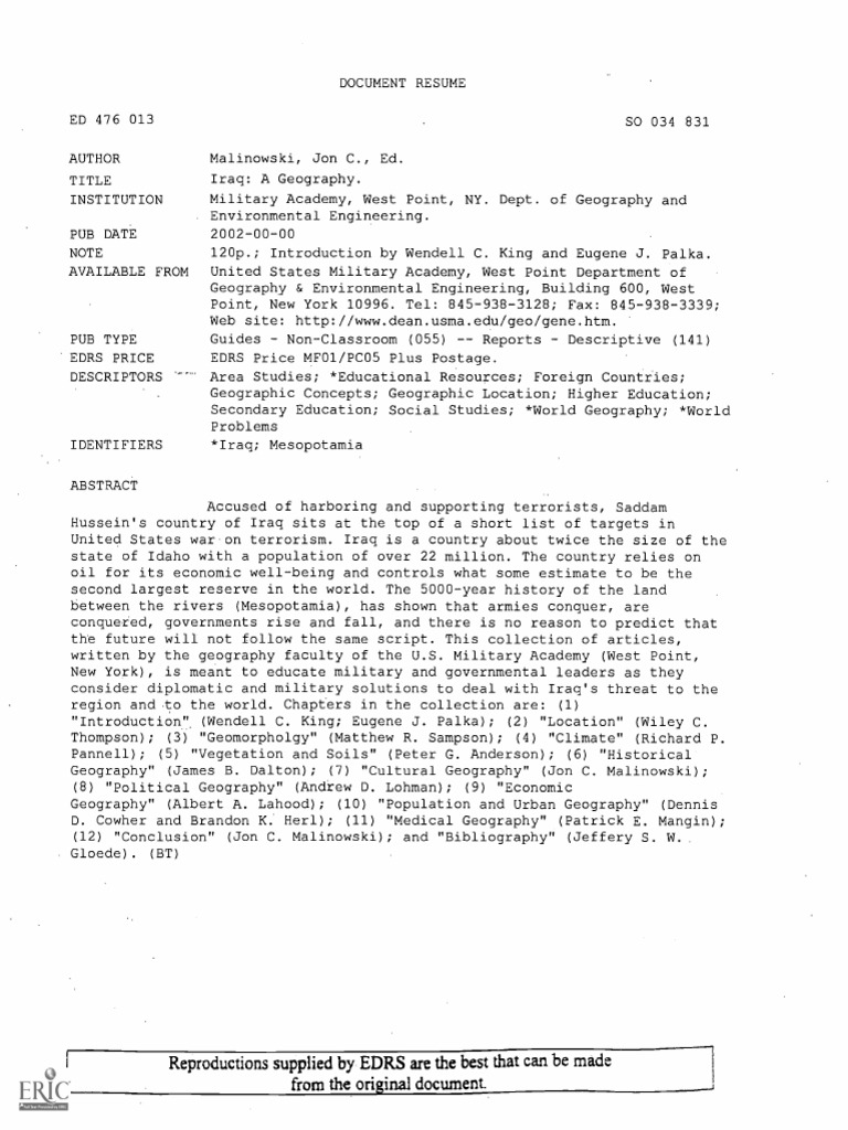 Iraq: A Geography Overview | PDF | Geomorphology | Iraq