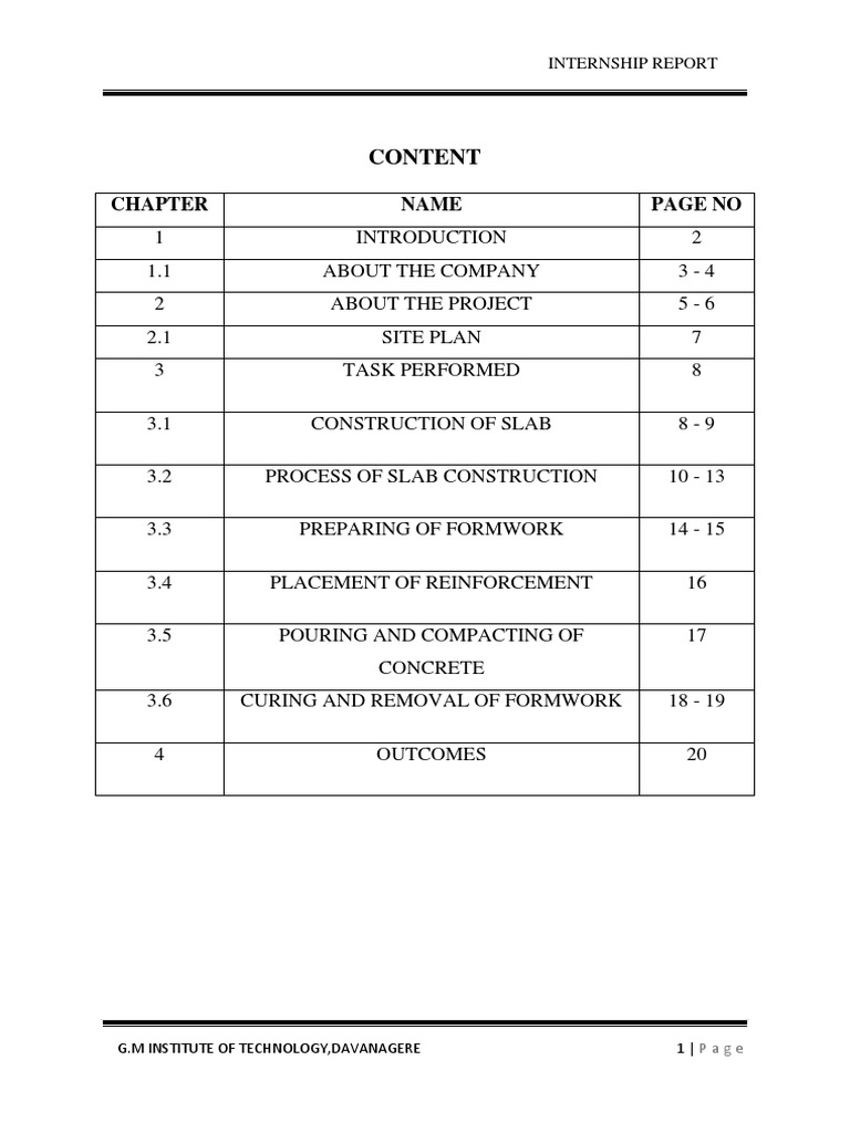 Internship Report | PDF | Concrete | Building Engineering