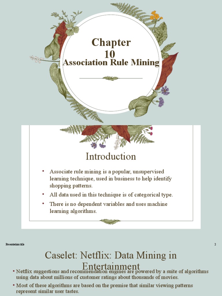 Association Rule Mining | PDF | Information Science | Information Technology
