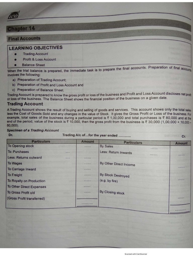 Unit 3 Final Accounts | PDF