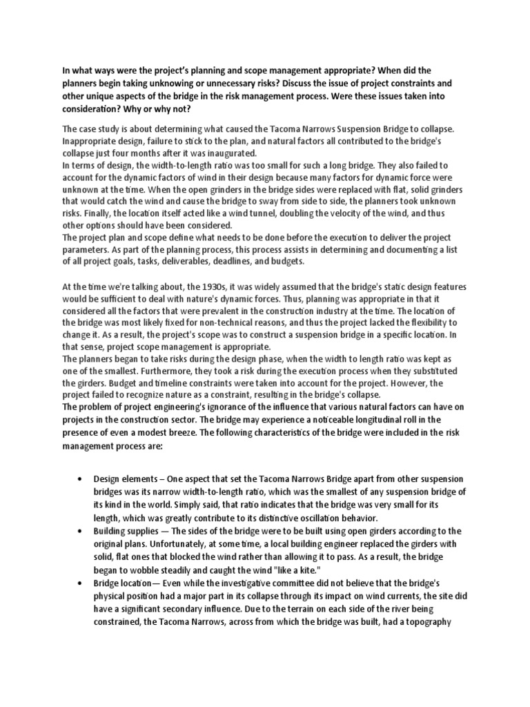 Answer 1 - Case Study 7.3 | PDF | Bridge | Wound