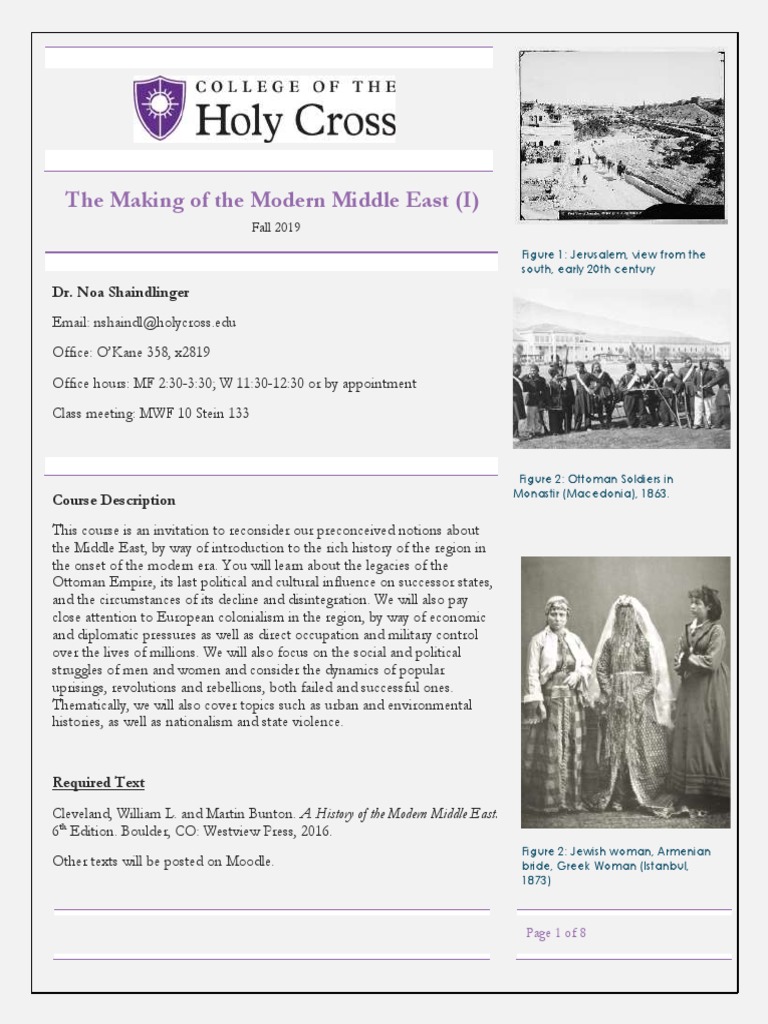 The Making of The Modern Middle East I | PDF | Turkey | Ottoman Empire