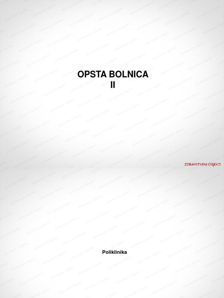 P9, P10-Opsta - Bolnica II - 1670672984 | PDF