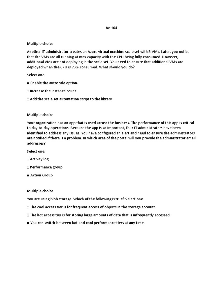 Aws Sysops Final | PDF | Domain Name System | Microsoft Azure