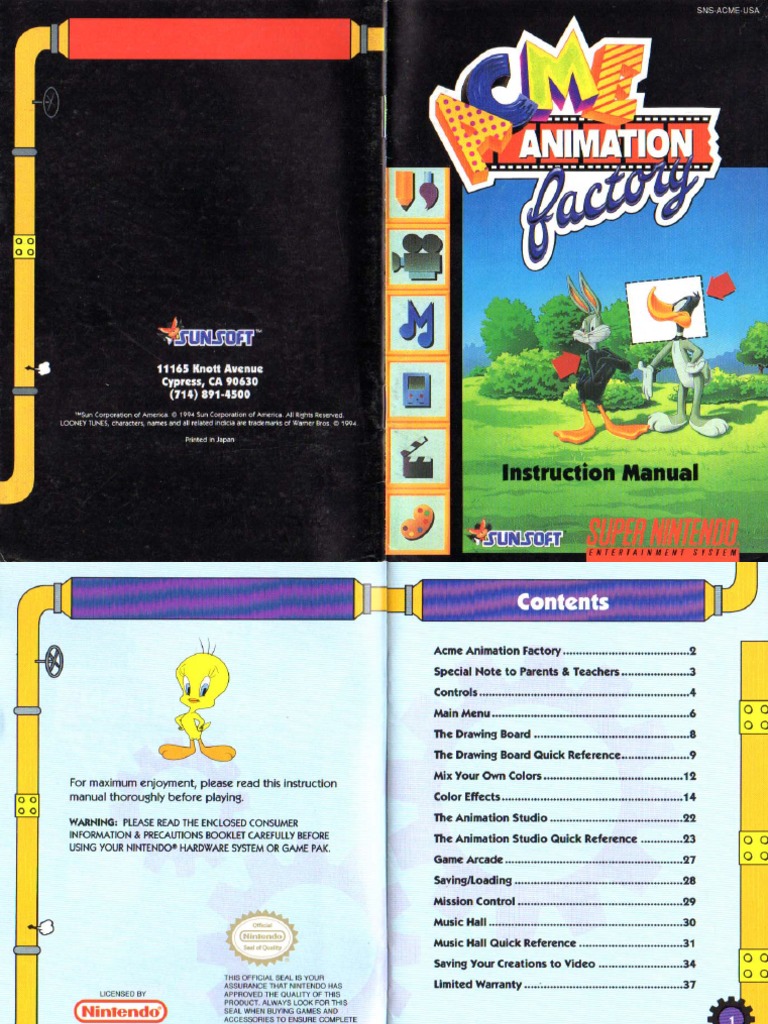 ACME Animation Factory (USA) | PDF