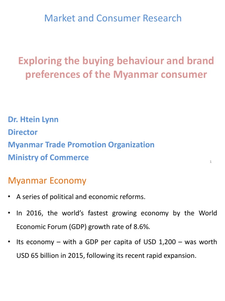 Myanmar Consumer Market Insights 2023 | PDF | Brand | Retail