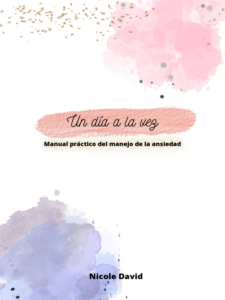 Un Dia A La Vez. Manual - Compressed | PDF | Temor | Ansiedad