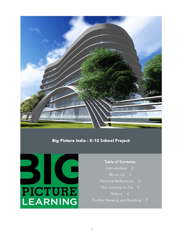 Big Picture India - K-12 School Project | PDF | Project Based Learning ...