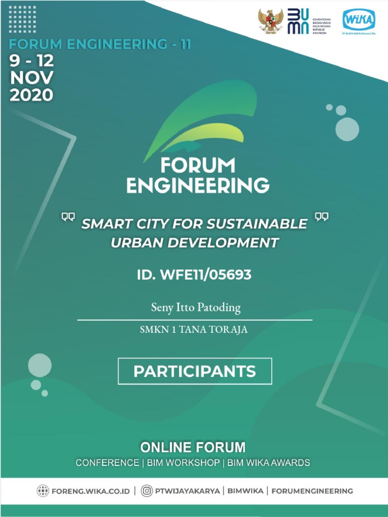 Seny Itto Patoding ID Participant Forum Engineering 11 WIKA | PDF