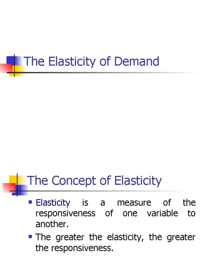 Elasticity of Demand ECO | PDF | Price Elasticity Of Demand | Demand