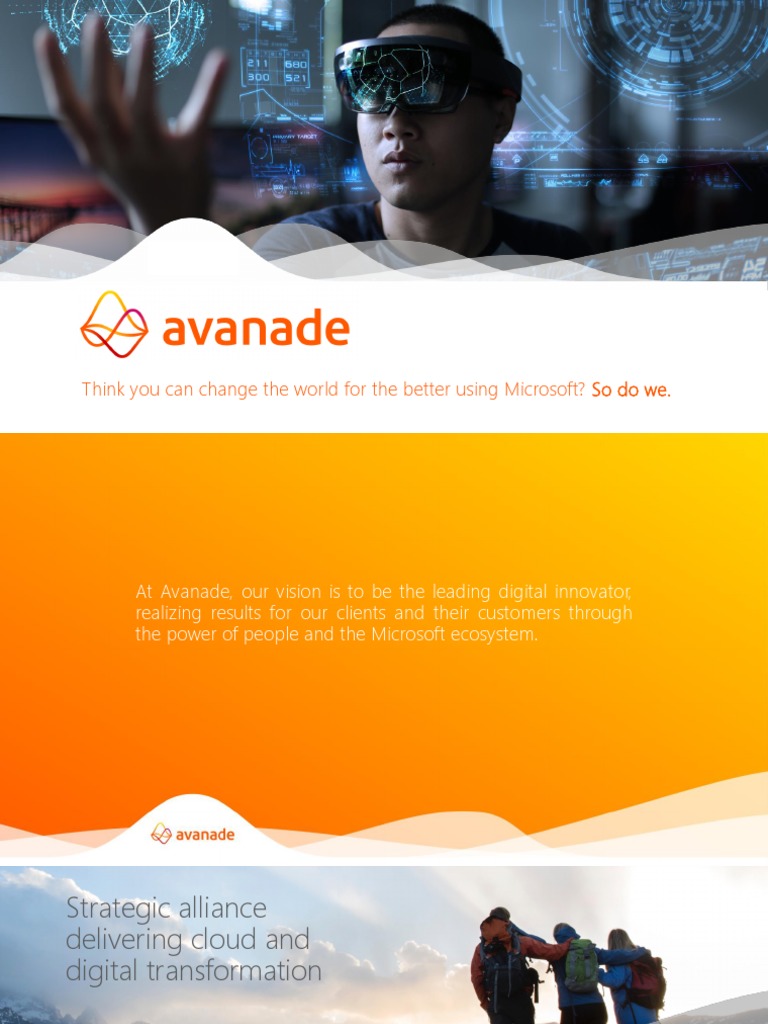 All About Avanade | PDF | Cloud Computing | Economies