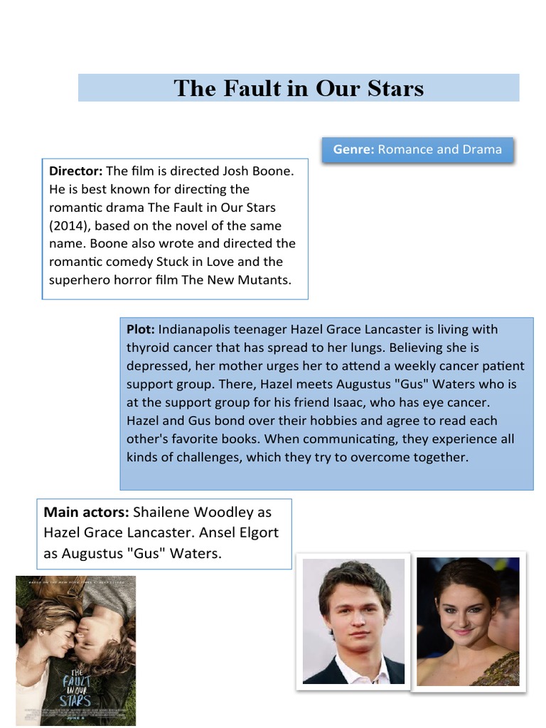 The Fault in Our Stars | PDF | Social Science