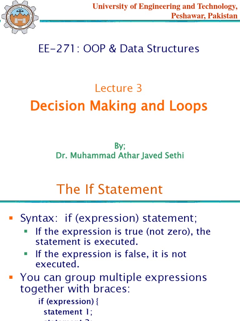 Lecture 03 Pdf Control Flow Computing 7363