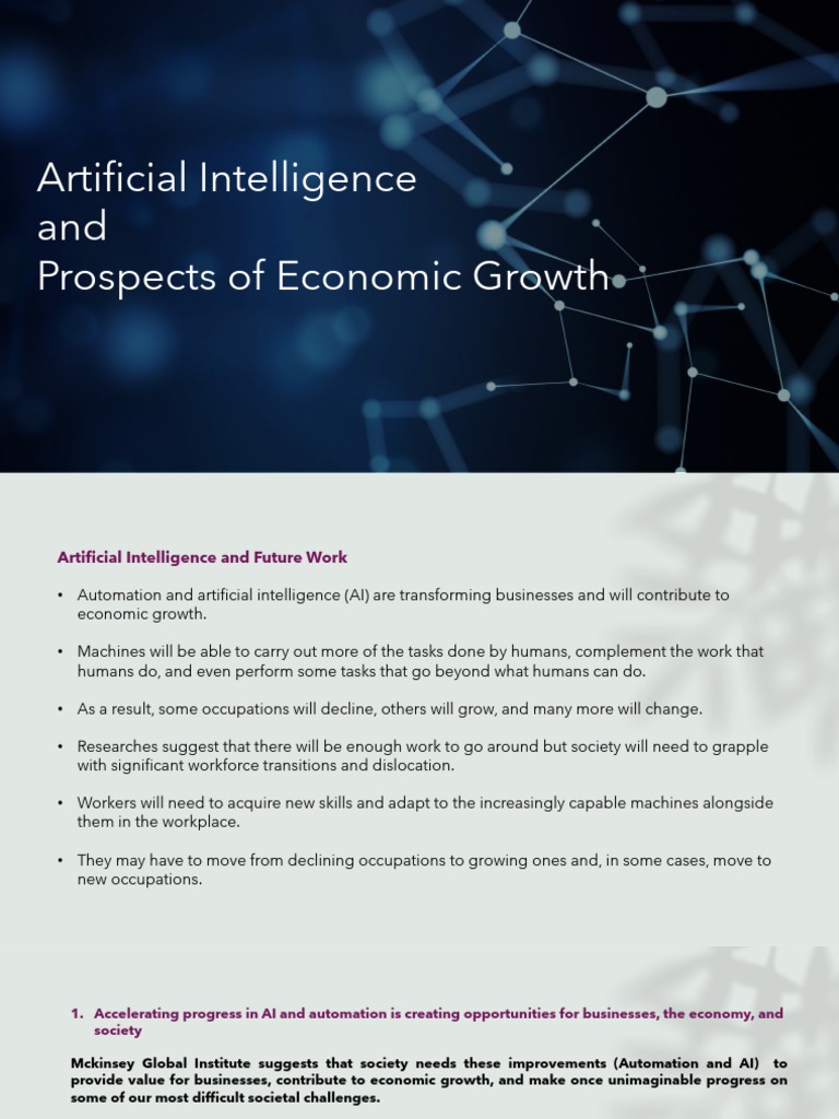 Artificial Intelligence and Prospects of Economic Growth | PDF ...