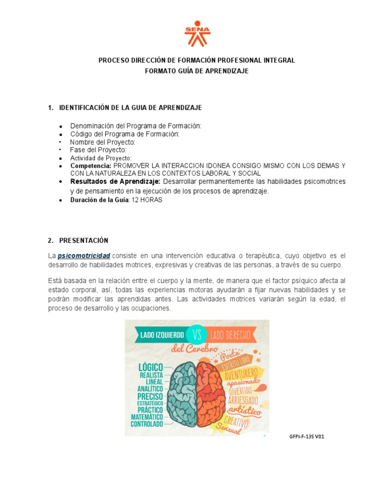 Guia de Aprendizaje SST R2 - P1 | PDF | Aprendizaje | Ciencia cognitiva