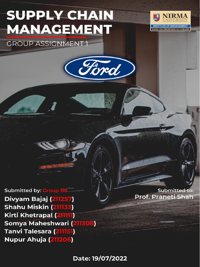 Ford's Supply Chain Transformation | PDF | Supply Chain | Ford Motor ...