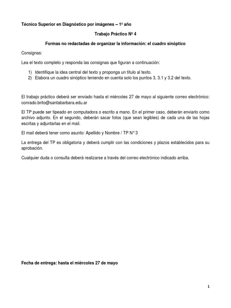 TP N°4 - CUADRO SINÓPTICO | PDF | Hueso | Esqueleto