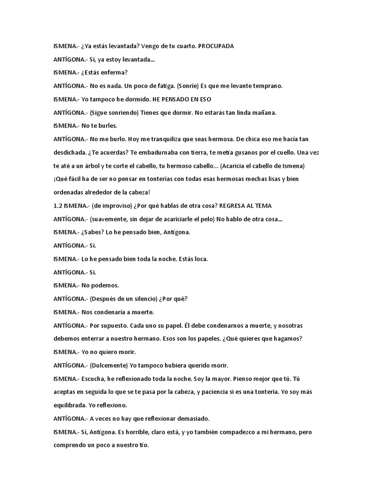 Antigona y Ismene | PDF | Mitología tebana | Mitología Boeotiana