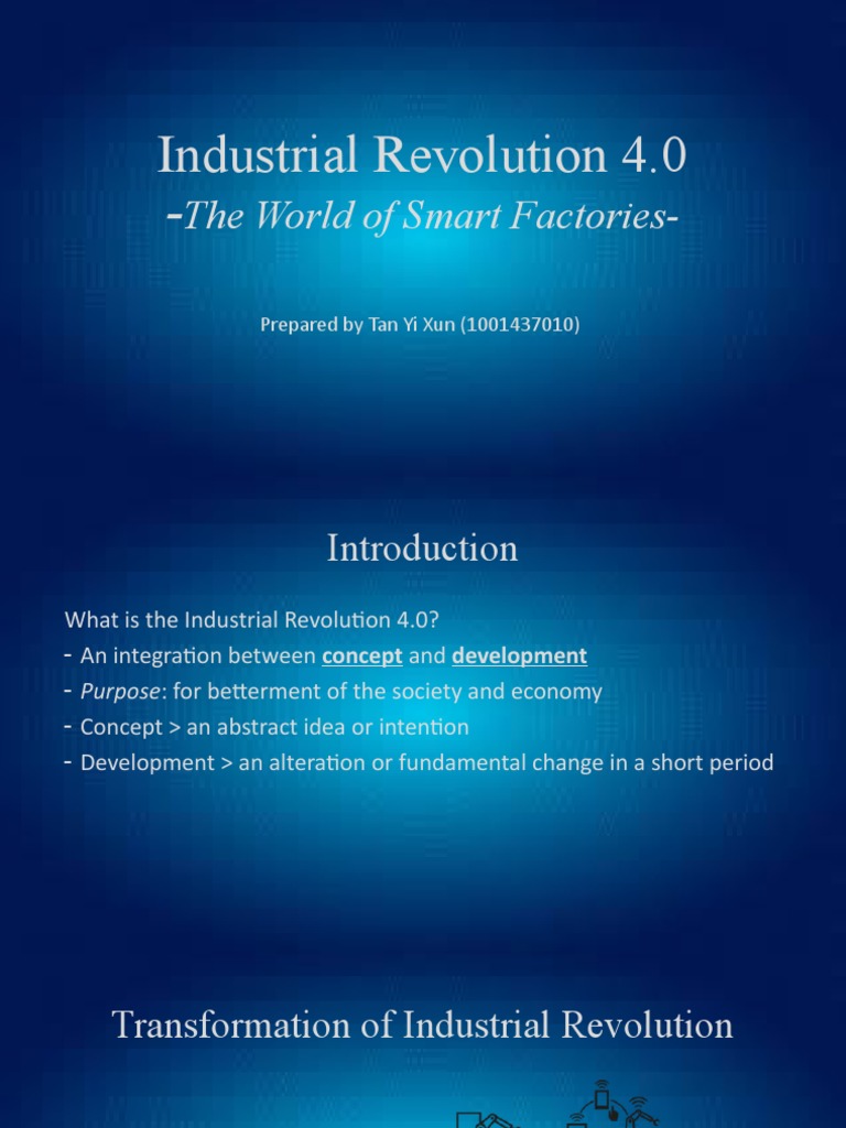 Understanding Industrial Revolution 4.0 | PDF | Business