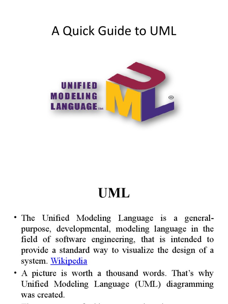 A Quick Guide To UML | Download Free PDF | Unified Modeling Language | Class (Computer Programming)