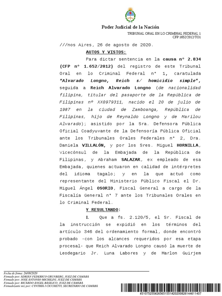 Fallo | PDF | Fiscal | Justicia