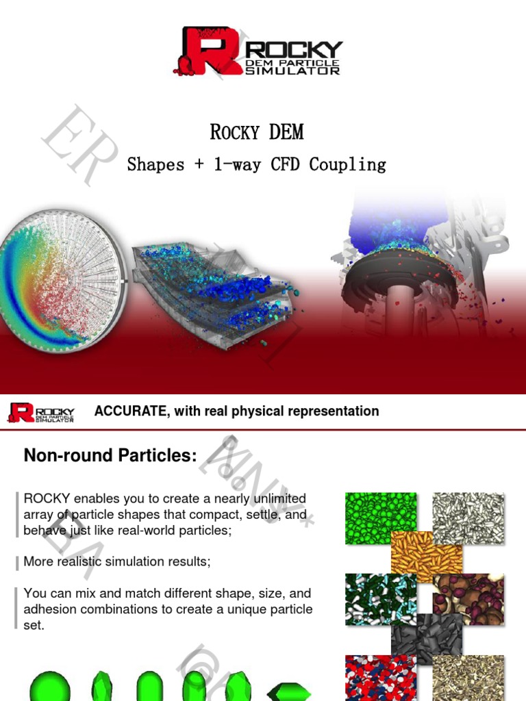 Simulating Particle Separation in a Windshifter Using Coupled DEM-CFD Modeling | PDF | Flow ...