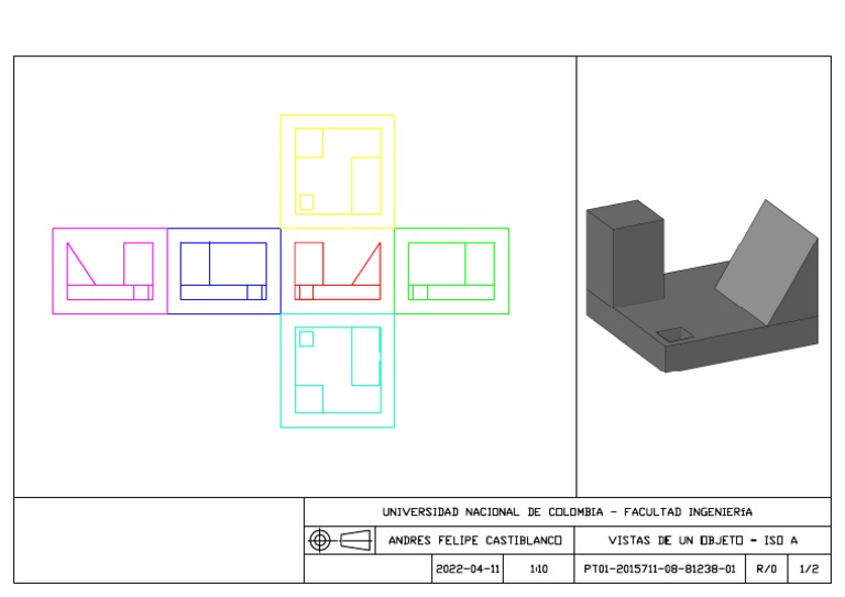 Vistas de Un Objeto ISO-A | PDF