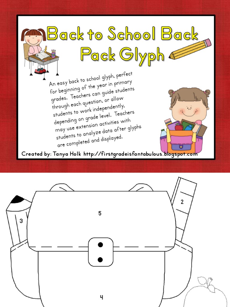 Back Pack Back To School | PDF
