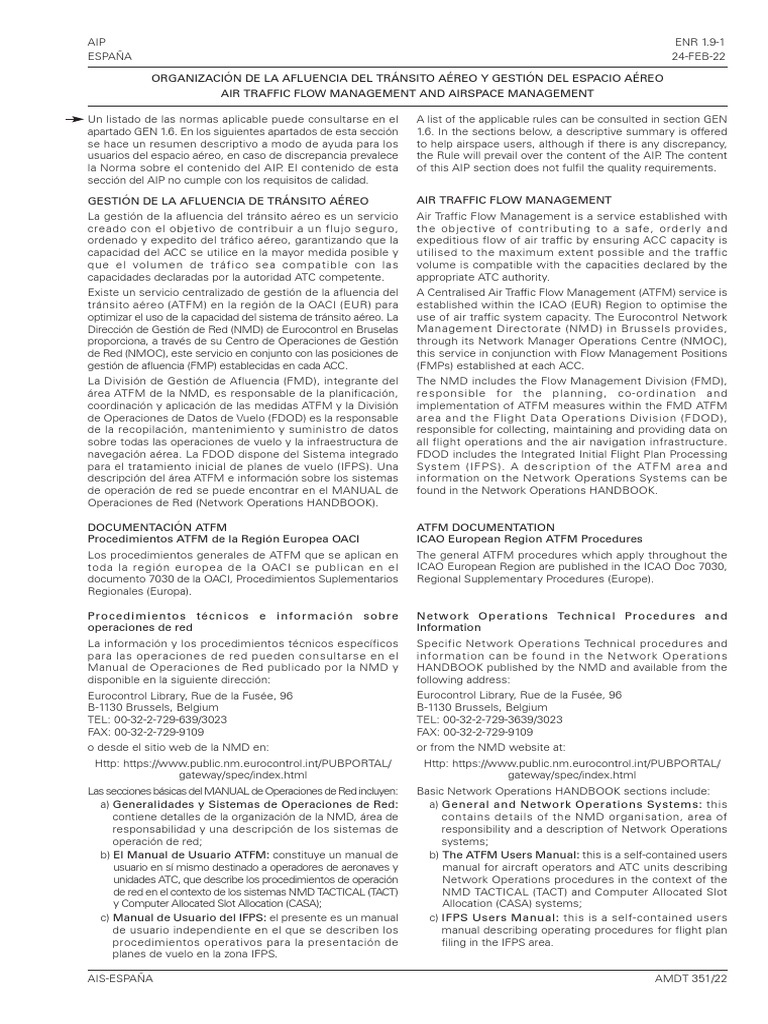 LE ENR 1 9 en | PDF | Control de tráfico aéreo | Aeroespacial