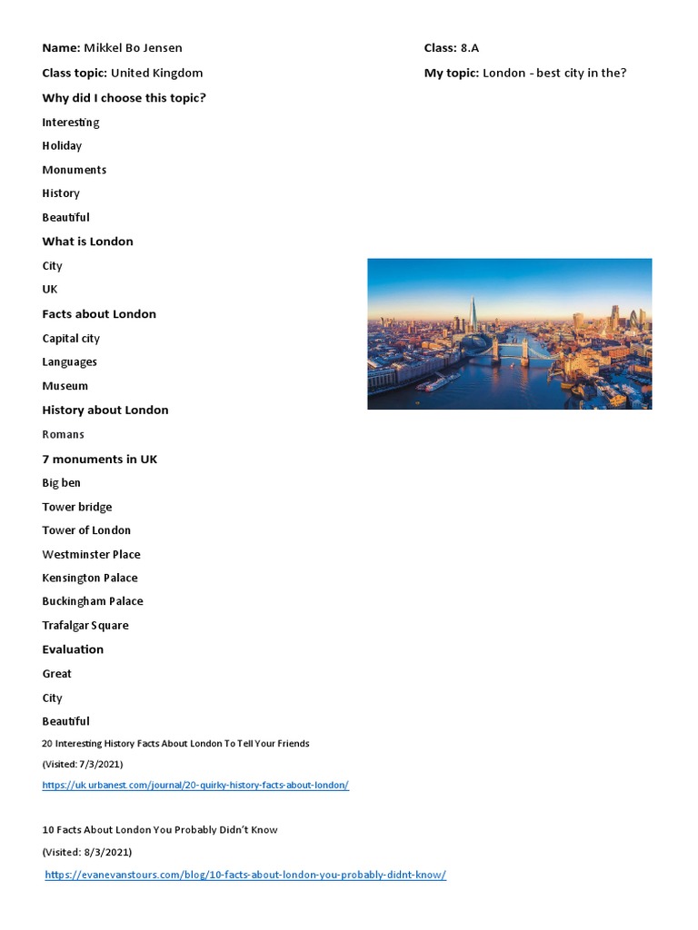 Engelsk Outline | PDF