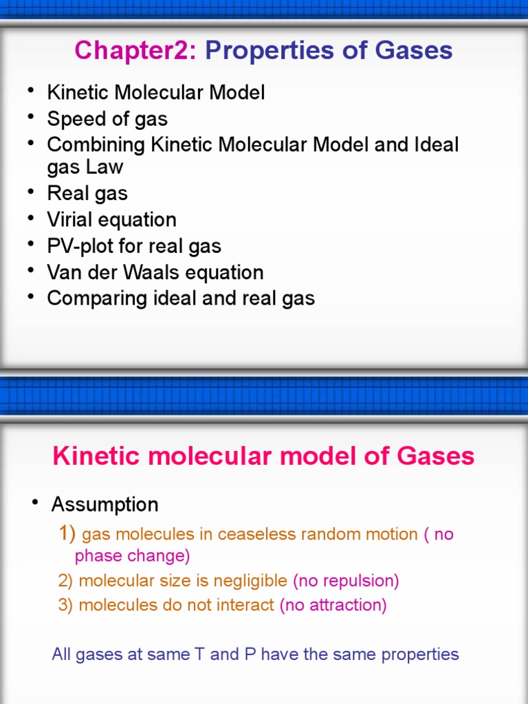 Teori Kinetika Gas N Gas Real Video 2 | PDF | Gases | Theoretical Physics